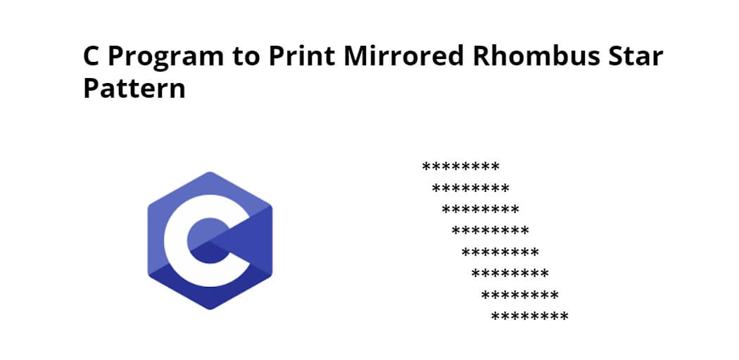 C Program to Print Mirrored Rhombus Star Pattern - Tuts Make C Program to Print Mirrored Rhombus Star Pattern - Tuts Make