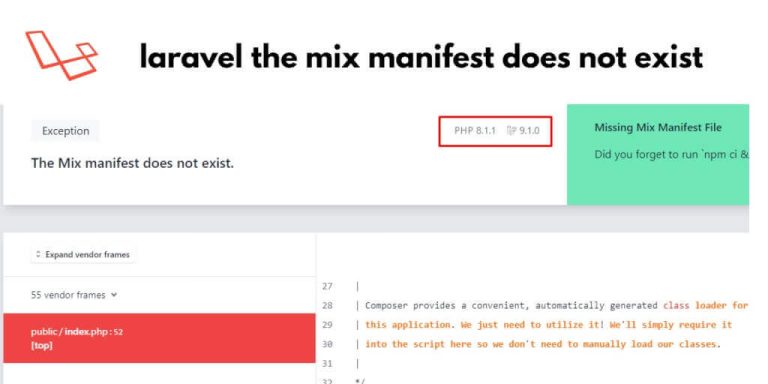 The Mix Manifest Does Not Exist Laravel - Tuts Make The Mix Manifest Does Not Exist Laravel - Tuts Make